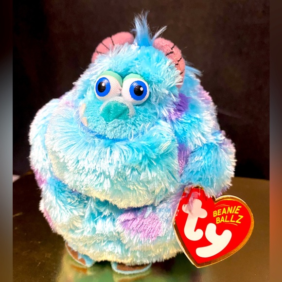 Ty | Toys | Disney Pixar Monster Inc Ty Beanie Ballz Sulley 7 | Poshmark